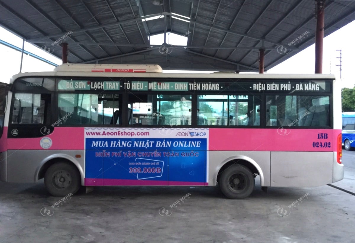 AEON quảng cáo trên xe bus tại Hải Phòng, Quảng Ninh, Bắc Ninh - Quảng ...
