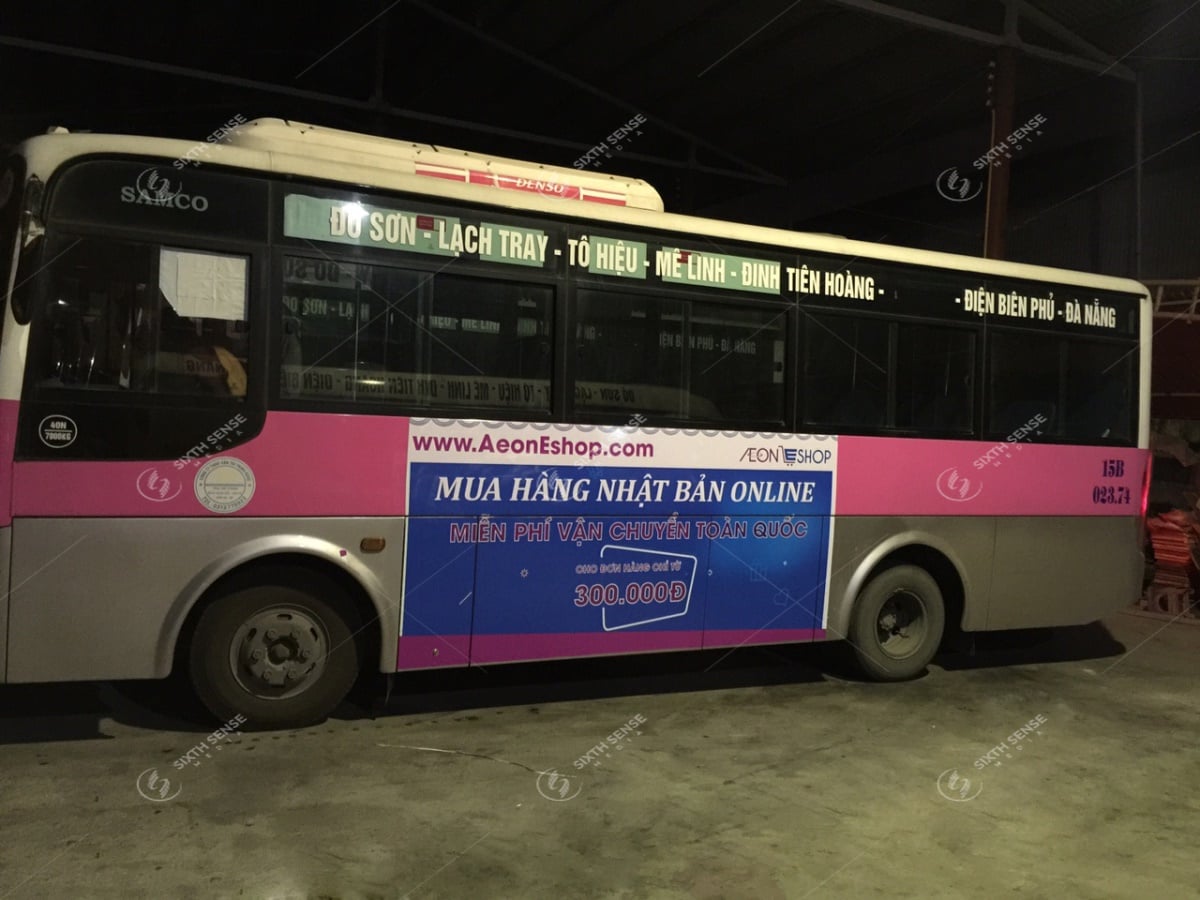 AEON quảng cáo trên xe bus tại Hải Phòng, Quảng Ninh, Bắc Ninh - Quảng ...
